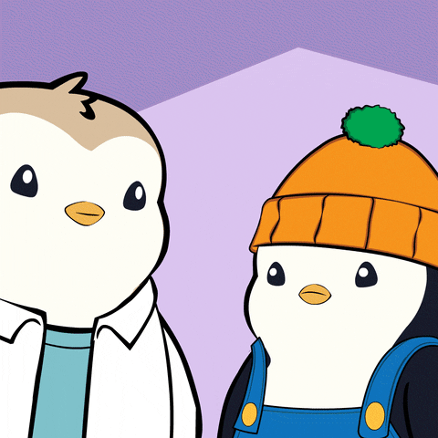 Scared Flipping Out GIF by Pudgy Penguins - Find & Share on GIPHY