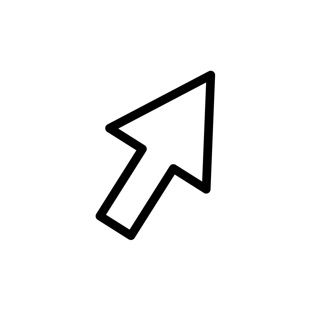 Arrow Click Sticker by Planoly for iOS & Android | GIPHY