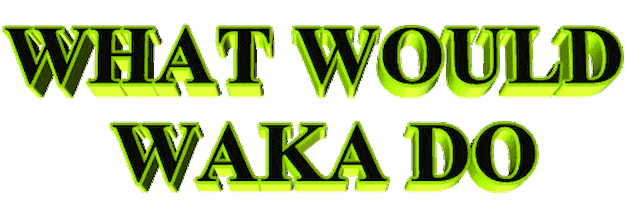 Waka What Would Waka Do Sticker by AnimatedText for iOS & Android | GIPHY