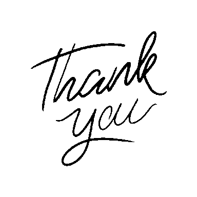 Thank You Calligraphy Gif