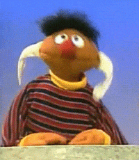 Bernie Sesame Street Gif