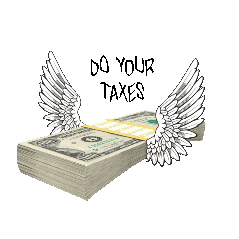 Money Flying Animated Gif