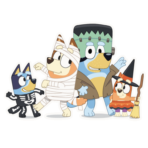 Bluey Halloween! GIFs on GIPHY - Be Animated