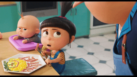 Despicable Me Agnes Gif Angry Margo Edith And Agnes On Make A GIF