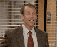 Toby Flenderson Memes TOBY FLENDERSON ON THE OFFICE NAME BADGE PROP