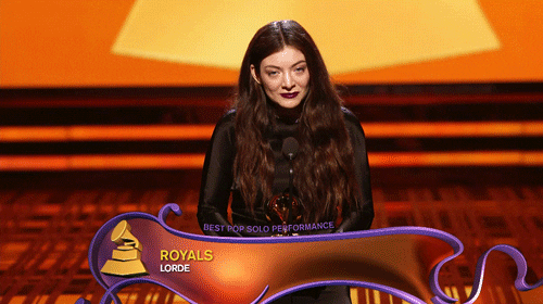 Lorde Gif Grammys