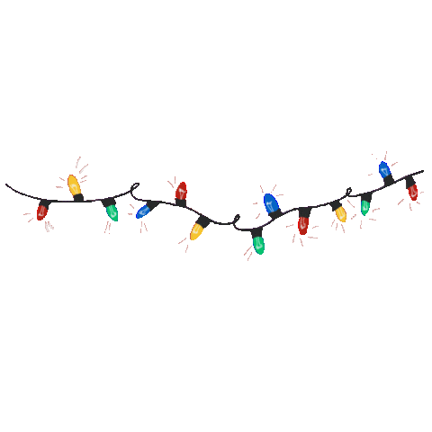 Christmas Lights Transparent Gif