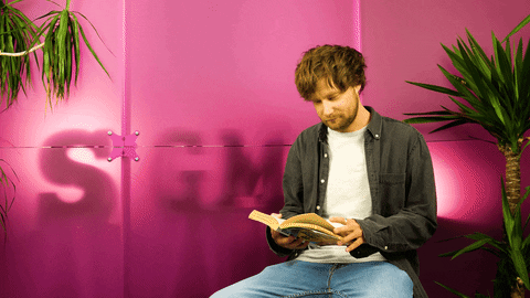 Happy Reading GIF by Sleeping Giant Media - Find & Share on GIPHY