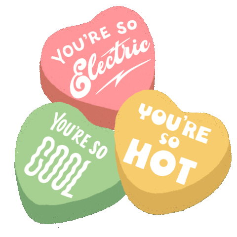 10 Stickers for an Electric Valentine's Day by INTO ACTION | GIPHY