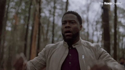 Kevin Hart Shocked Face Gif