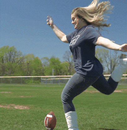 Football Kick Gif