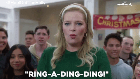 Melissa Peterman Christmas GIF by Hallmark Channel - Find & Share on GIPHY