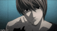 Light Yagami Smile Gif