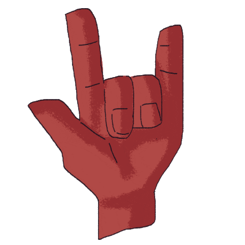 Rock Hands Sticker for iOS & Android | GIPHY