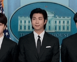 8 GIFs From BTS's White House Press Briefing by GIPHY News | GIPHY