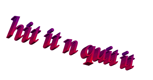 Animation Hit In And Quit It Sticker by AnimatedText for iOS & Android ...