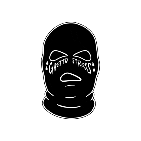 Balaclava Bally Sticker by ghettostress for iOS & Android | GIPHY