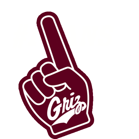 U Of M Griz Sticker by Montana Grizzlies for iOS & Android | GIPHY