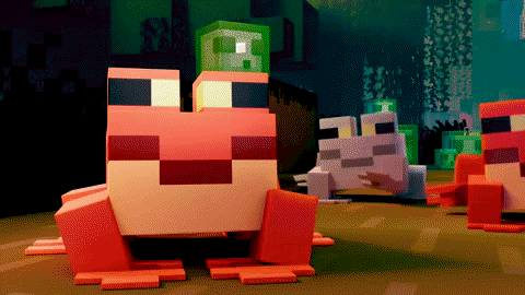Frog Ribbit GIF by Minecraft - Find & Share on GIPHY
