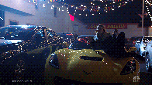 Good Girls Corvette GIF by NBC - Find & Share on GIPHY