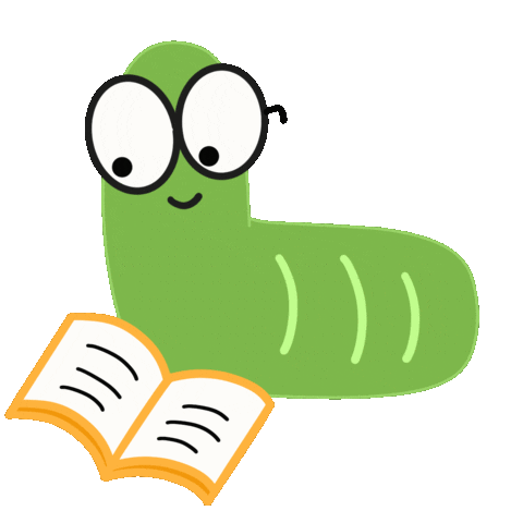 Bookworm Animated Gif