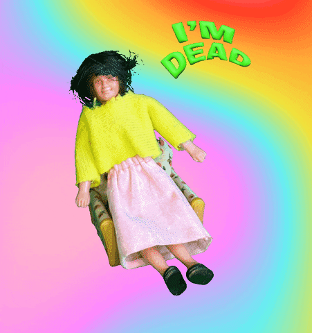 Im Dead Stop Motion GIF by NICOLE DADDONA - Find & Share on GIPHY