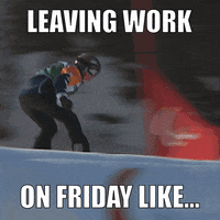 Leaving Work On Friday Like