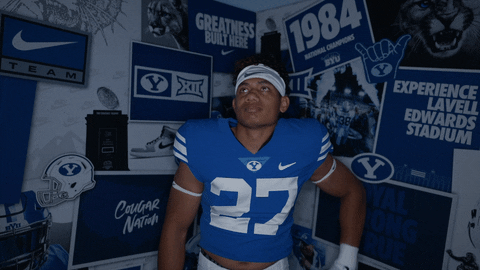 Byu Football GIF by BYU Cougars - Find & Share on GIPHY