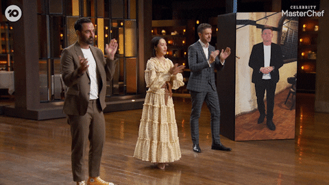 Celebrity Masterchef Clap GIF by MasterChefAU - Find & Share on GIPHY