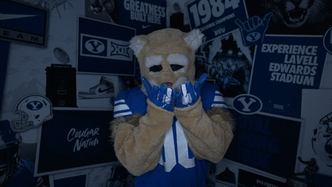 Caption Cosmo GIF by BYU Cougars - Find & Share on GIPHY