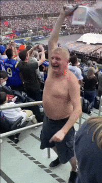 Soccer Fan Celebration Gif