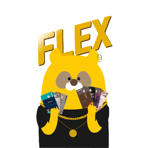 Money Flex Sticker by wooricard for iOS & Android | GIPHY
