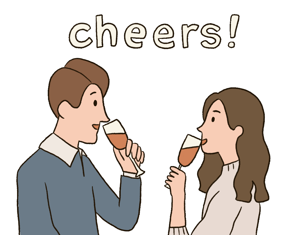 Good Morning Cheers Sticker by HelloAdamsFamily for iOS & Android | GIPHY