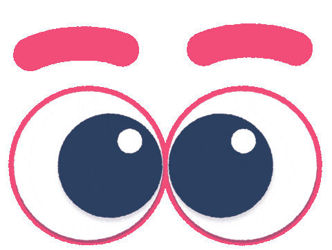 Eyes Animorsels Sticker by Bottletop for iOS & Android | GIPHY