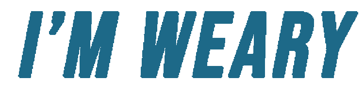 Weary Sticker by Taylord for iOS & Android | GIPHY