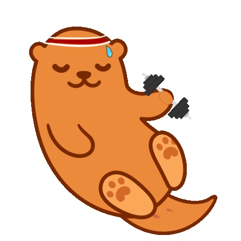 Chill Otter CBD Sticker for iOS & Android | GIPHY