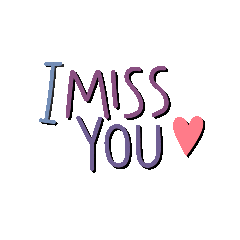 Miss You Love Sticker by Giobi for iOS & Android | GIPHY