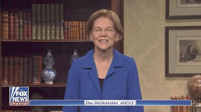 Elizabeth Warren Snl GIF by Saturday Night Live - Find & Share on GIPHY
