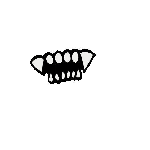 Teeth Mouth Sticker by NicholasDanger for iOS & Android | GIPHY