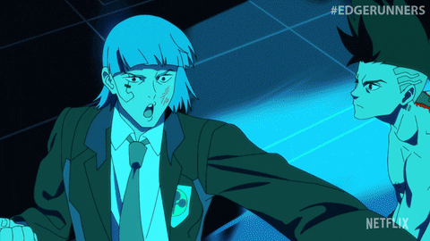 Netflix Fighting GIF by Cyberpunk: Edgerunners - Find & Share on GIPHY