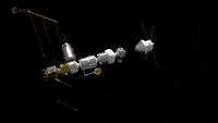 Space Docking Gif