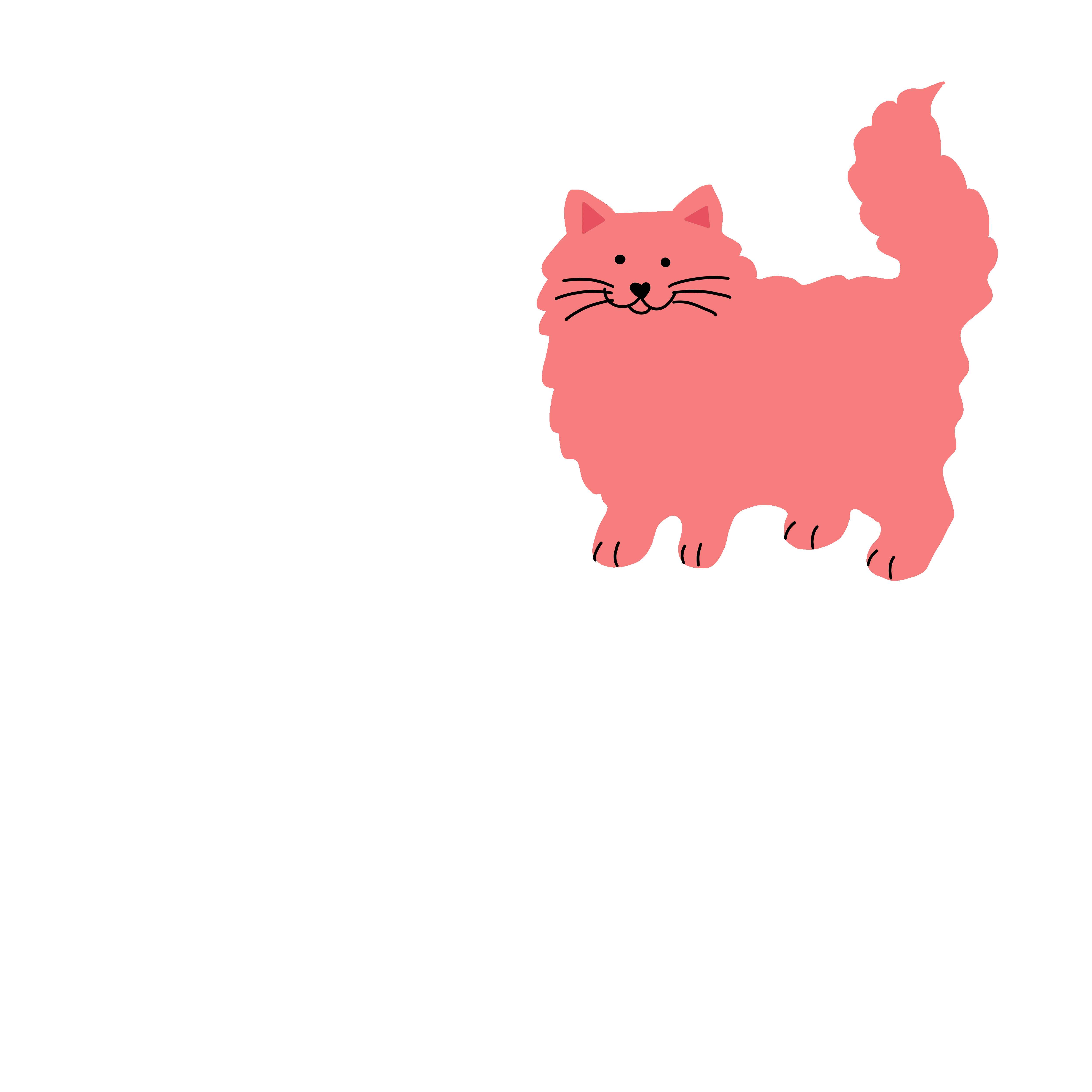 Cat Pink Sticker for iOS & Android | GIPHY