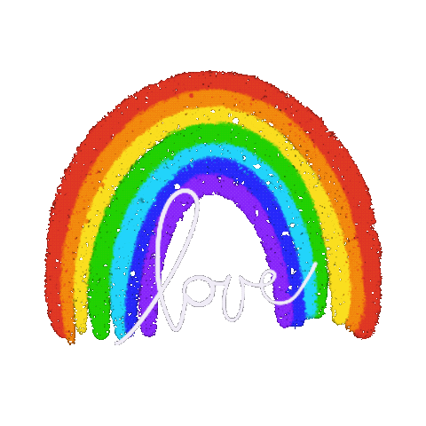 Love Is Love Rainbow Sticker for iOS & Android | GIPHY