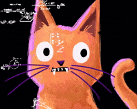 Hyper Cat Animated Gif