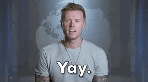 Excited Sarcasm GIF by The Challenge - Find & Share on GIPHY