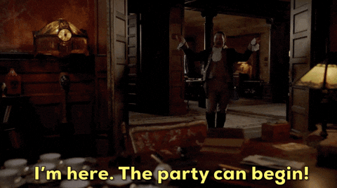 Arriving-at-the-party GIFs - Get the best GIF on GIPHY