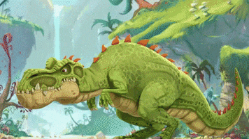 Jumping T-Rex GIF by Gigantosaurus - Find & Share on GIPHY
