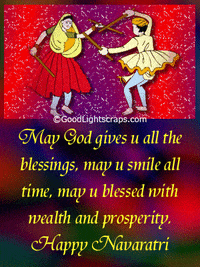 Happy Navratri Animated Gif