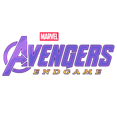 End Game Logo Sticker by Marvel Studios for iOS & Android | GIPHY