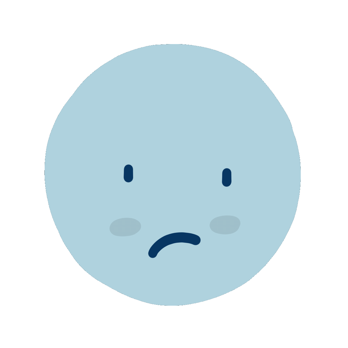 Sad Face Sticker for iOS & Android | GIPHY